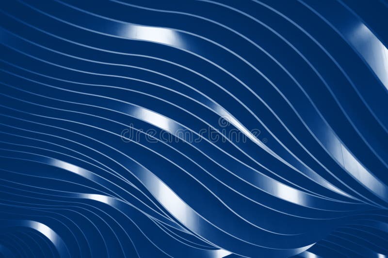 Wavy Texture Color. Classic Blue Toning Trend 2020 Color Editorial ...