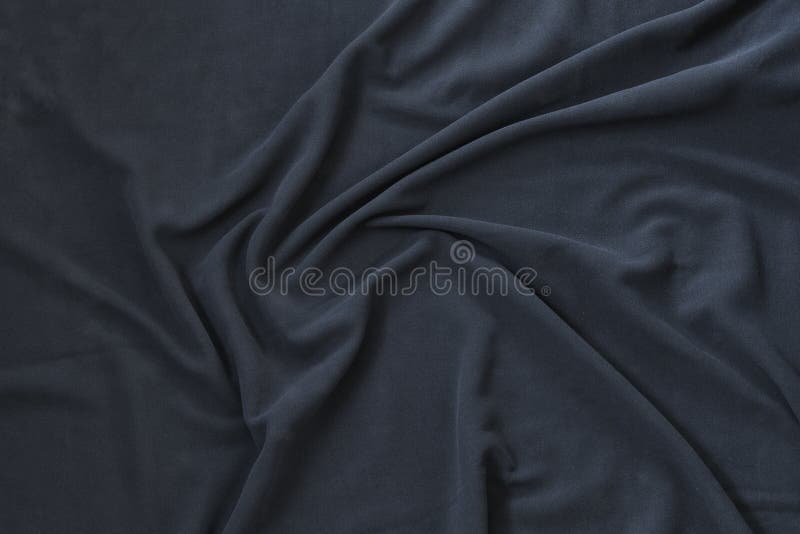Wavy Texture of Dark Blue Fleece Stock Image - Image of material ...
