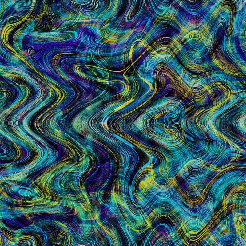 Wavy Thread Pattern Web Graphic Colorful Design Stock Illustration ...