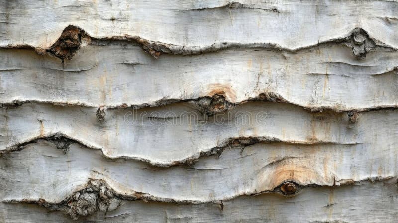 Wavy Tree Bark Texture Shows Natural Wood Grain Stock Illustration ...