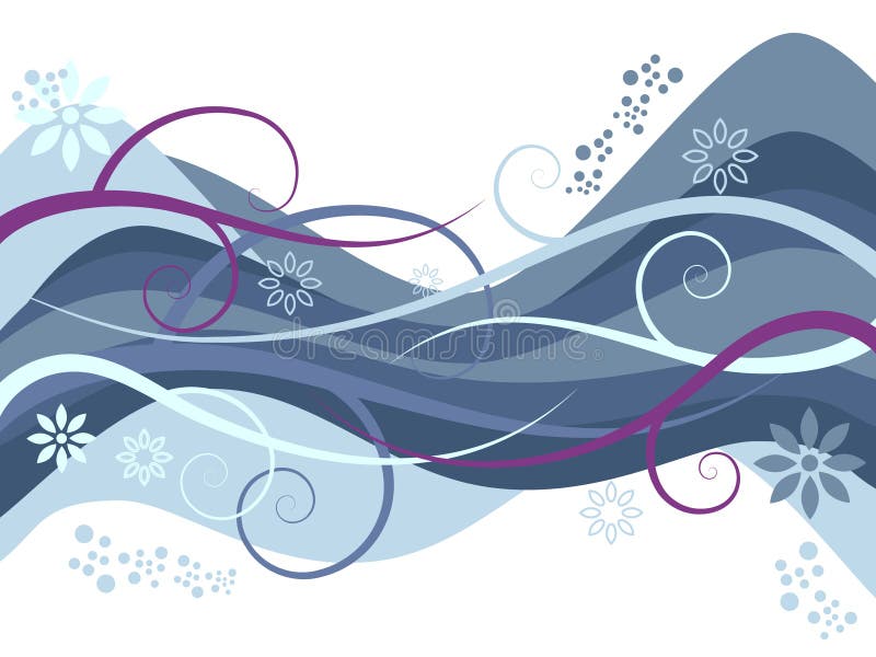 Wavy Vector stock vector. Illustration of nature, leaf - 3667409