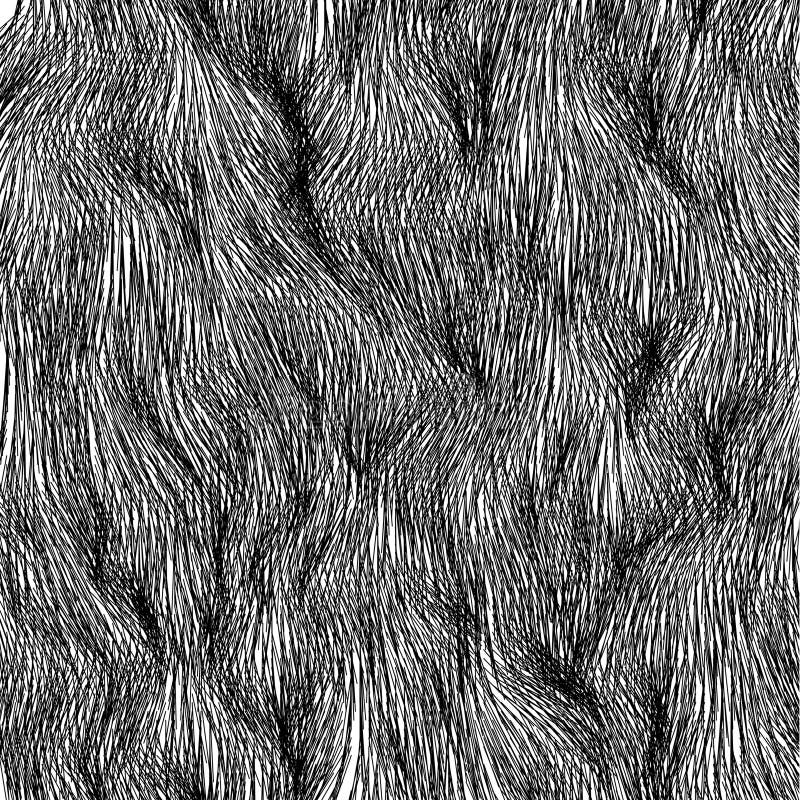 Wavy vector fur stock vector. Illustration of rete, wave - 280366547