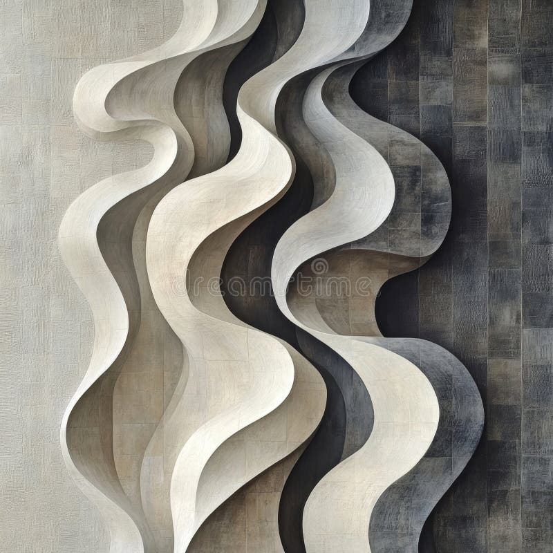 Wavy Wall stock illustration. Illustration of pattern - 335082577