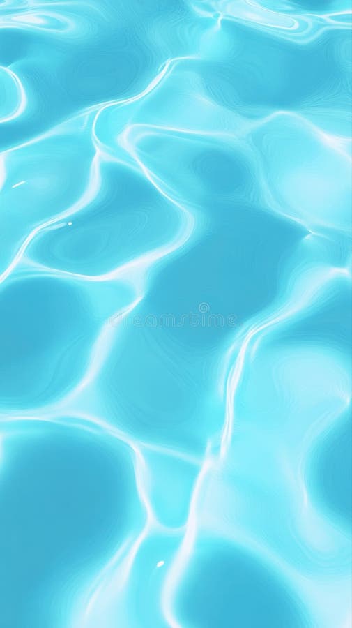Wavy Water Patterns Inspired Sunlight Reflections Swimming Pool ...