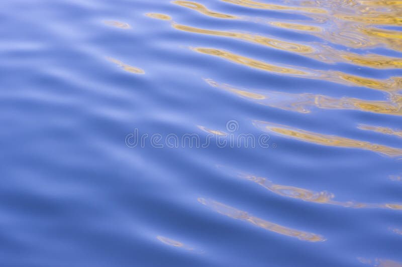 Black and Blue Water Reflection Stock Image - Image of seacoast ...