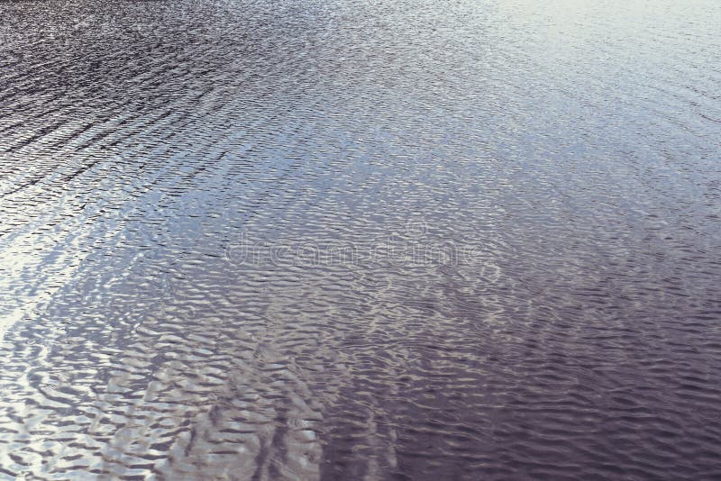 Wavy Water Surface of Lake or River Ripple Background Stock Photo ...