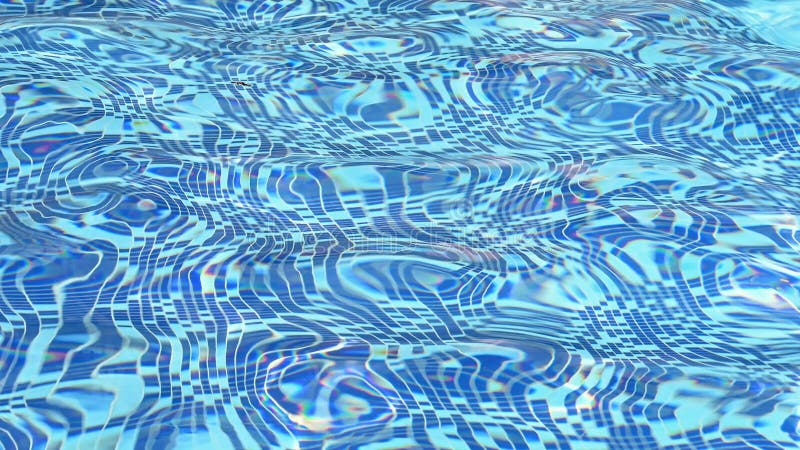 Wavy Water in a Swimming Pool Stock Footage - Video of activity ...