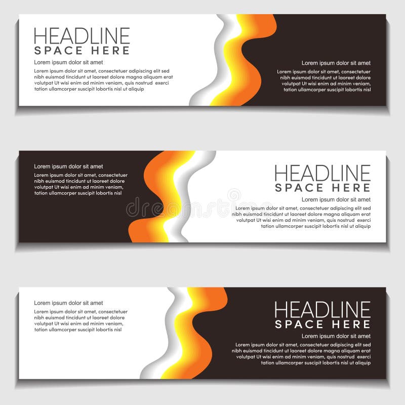 Wavy, Wave, Liquid, Fluid Modern Abstract Web Banner for Header ...