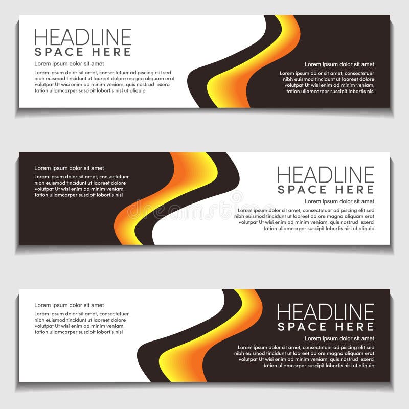 Wavy, Wave, Liquid, Fluid Modern Abstract Web Banner for Header ...