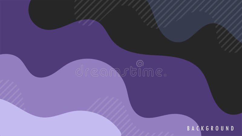 Wavy, Wave Shape with Purple, Violet Color. Background Template Design ...