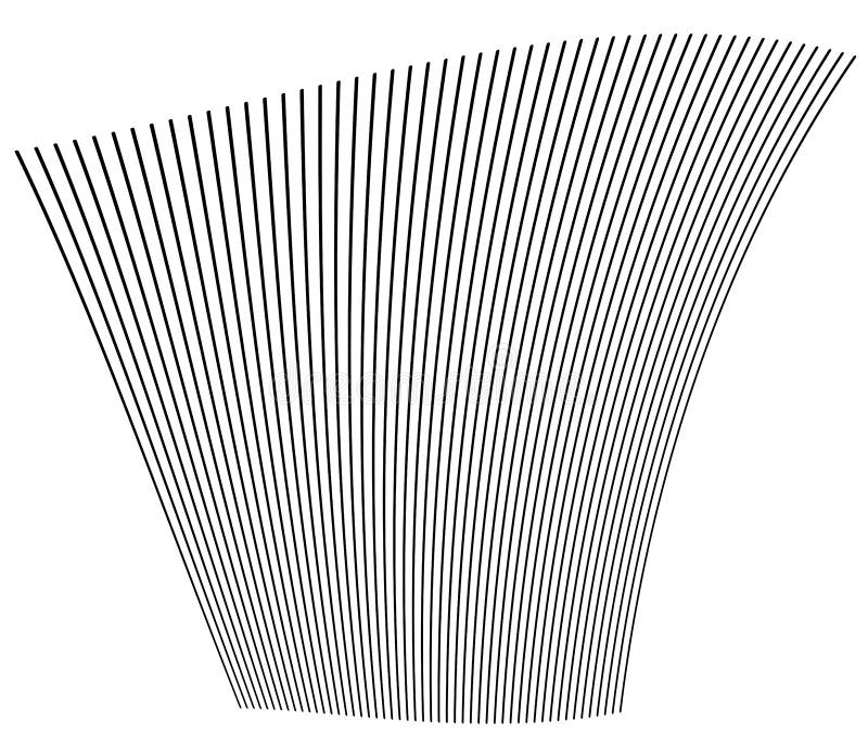Wavy, Waving Curvy Parallel Lines. Undulate, Squiggle Stripes Stock ...