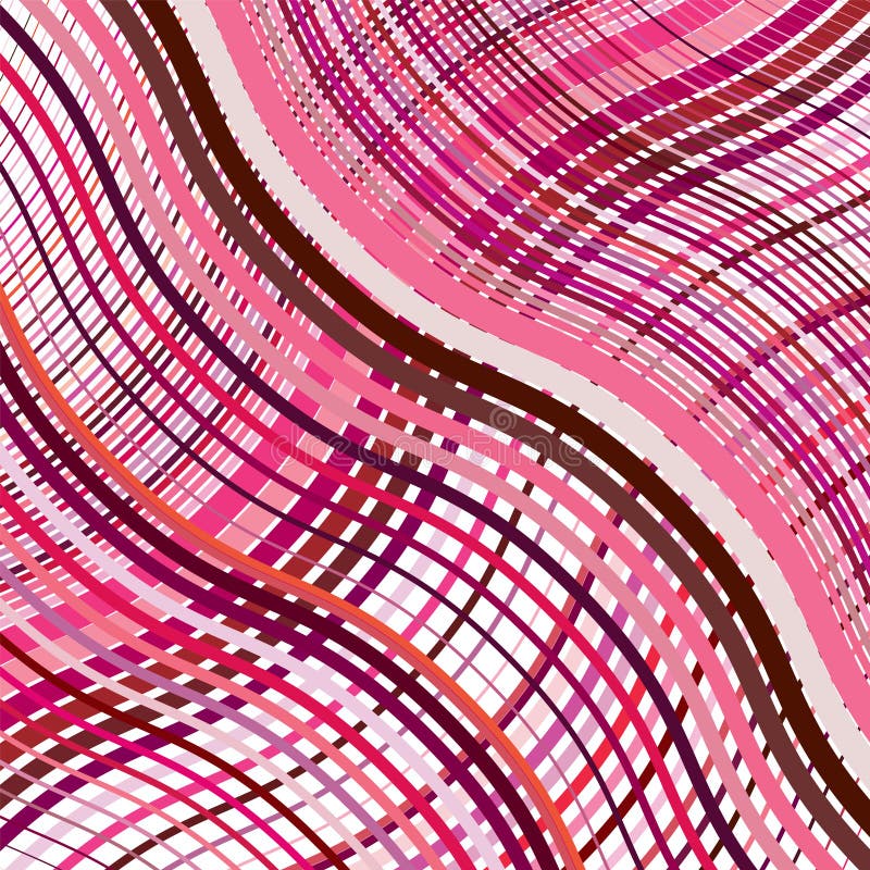 Wavy, Waving Texture, Pattern. Grid, Mesh of Lines, Stripes with ...