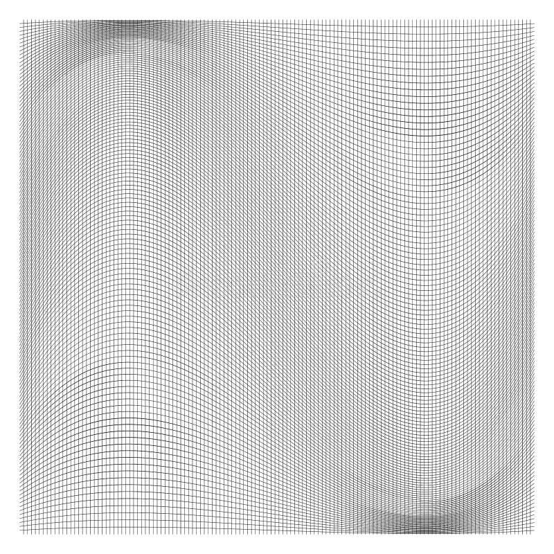 Wavy, Waving Thin Lines. Camber, Crook, Squeeze Stretch Distortion on ...