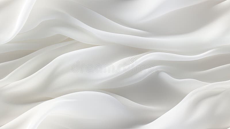 Wavy White Crepe Chiffon Elegantly Folded, Highlighting the Intricate ...