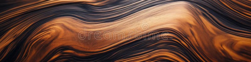 Wavy Wood Grain Forming an Abstract Pattern, Creating a Dark Wood ...