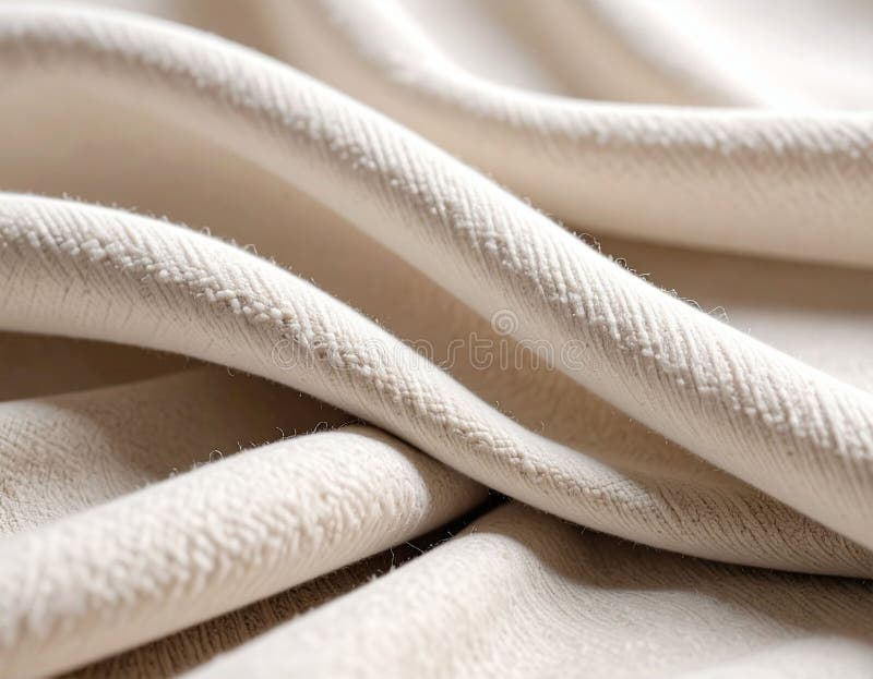 Wavy Wool Fabric Surface, Pleated, for Background Stock Illustration ...