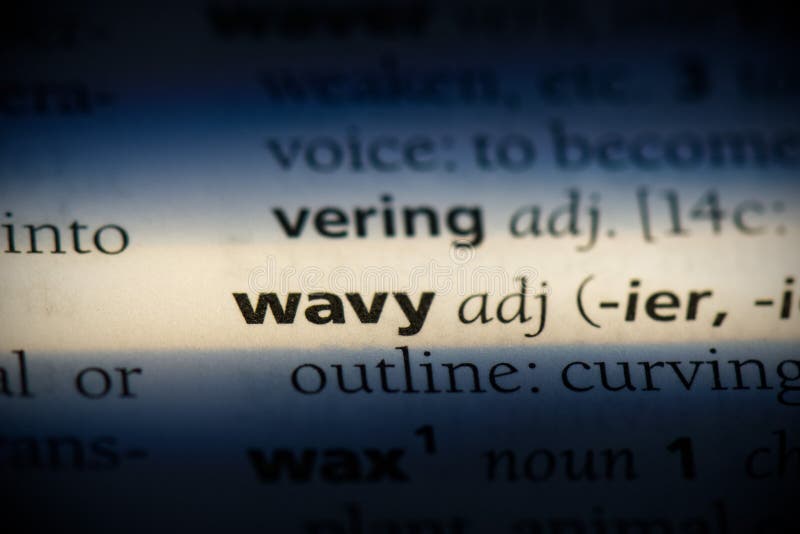 Wavy stock image. Image of word, reference, isolated - 161576977