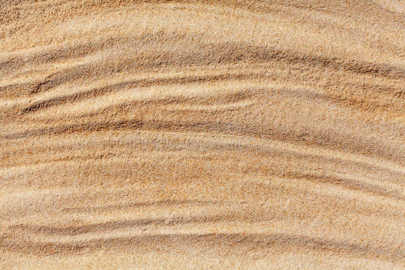 Wavy Yellow Sand Texture Background, Sandy Waves Pattern, Sand Grains ...