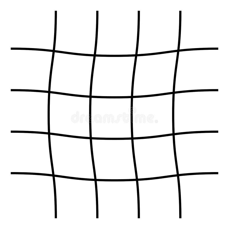 Wavy, Zig Zag, Criss Cross Grid Pattern Stock Vector - Illustration of ...