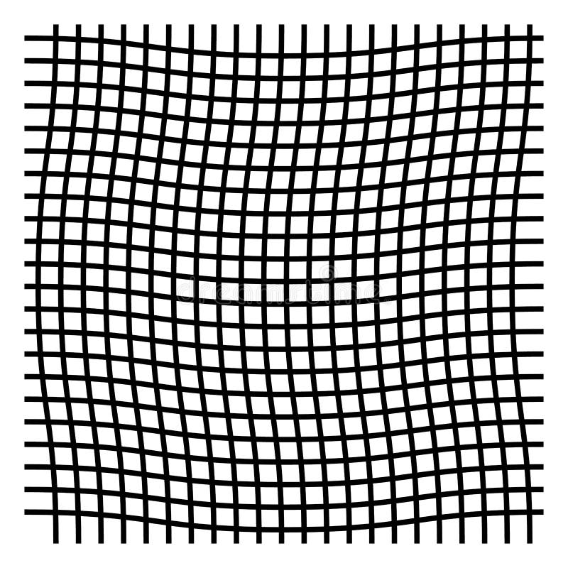 Wavy, Zig Zag, Criss Cross Grid Pattern Stock Vector - Illustration of ...