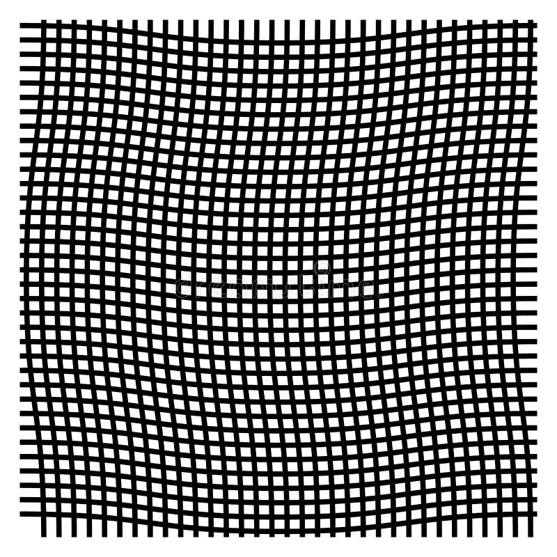 Wavy, Zig Zag, Criss Cross Grid Pattern Stock Vector - Illustration of ...