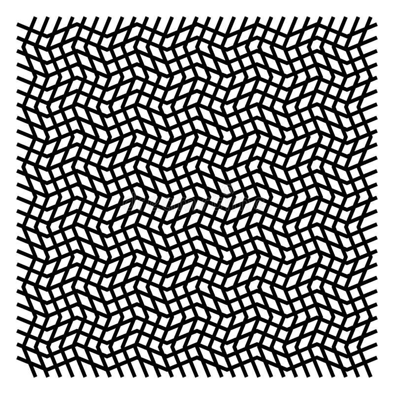 Wavy, Zig Zag, Criss Cross Grid Pattern Stock Vector - Illustration of effect, contour: 111412183