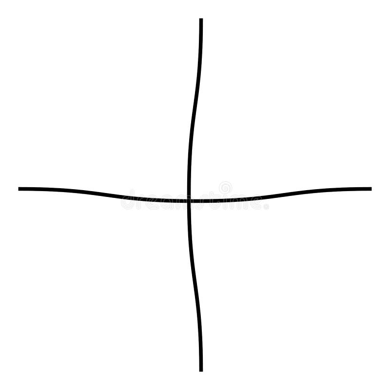 Wavy, Zig Zag, Criss Cross Grid Pattern Stock Vector - Illustration of ...