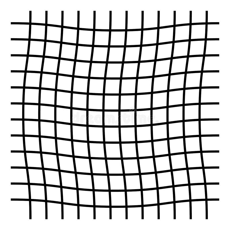 Wavy, Zig Zag, Criss Cross Grid Pattern Stock Vector - Illustration of ...