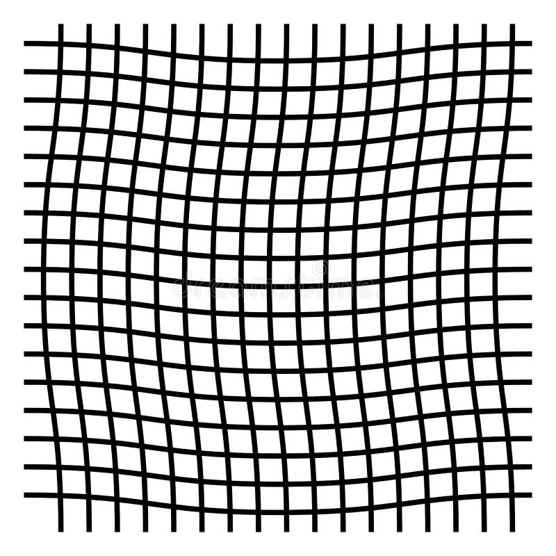 Wavy, Zig Zag, Criss Cross Grid Pattern Stock Vector - Illustration of ...