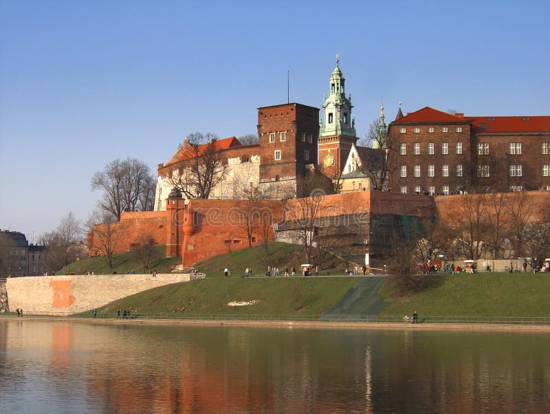 Wawel Castle stock image. Image of national, tourists - 1572697