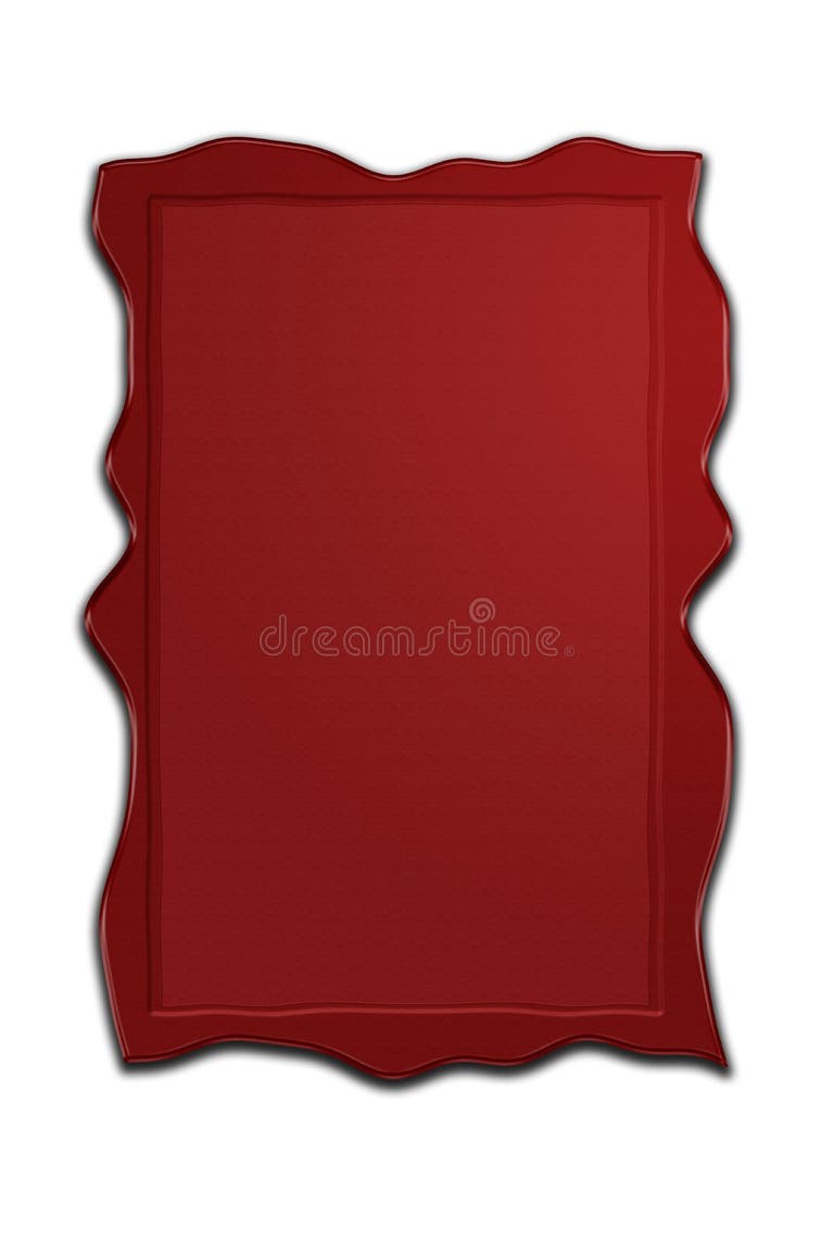 Red Wax Seal Rectangular Stock Illustrations – 69 Red Wax Seal ...
