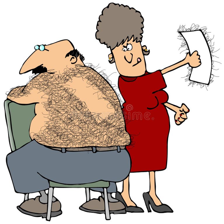 Wax the Back stock illustration. Illustration of pain - 5601358