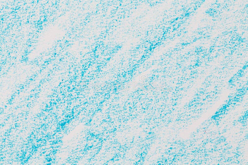 Wax Crayon Hand Drawing Blue Background Stock Image - Image of original ...