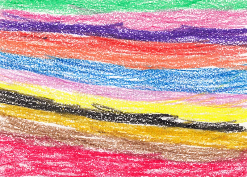 Crayon lines stock image. Image of pencil, draw, artistic - 9768775