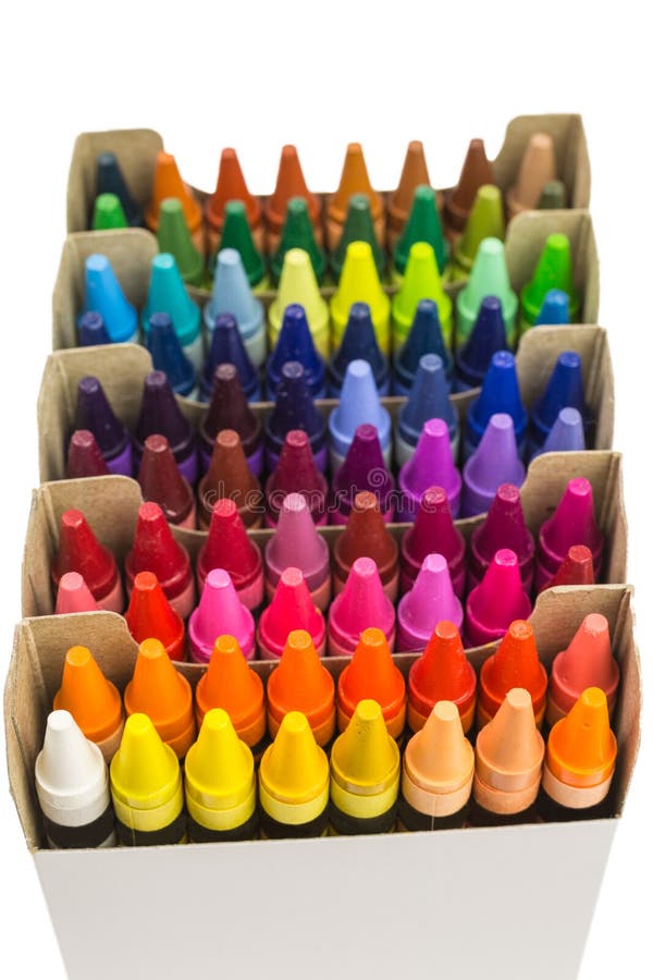 Wax crayons stock image. Image of green, vibrant, color - 74461779