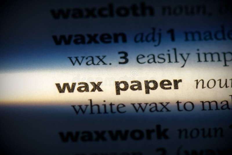 Wax paper stock photo. Image of highlight, detail, education - 161574760