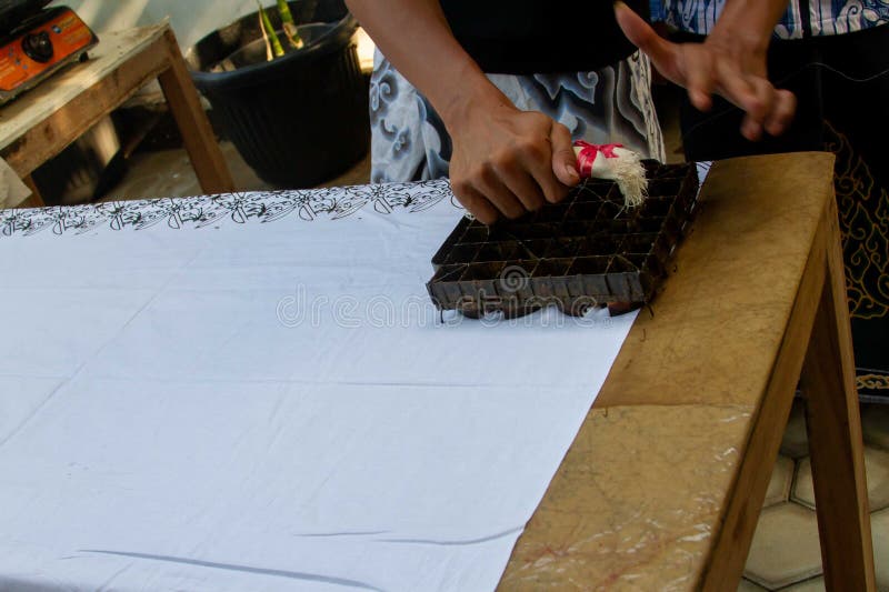 Wax pattern for Batik stock image. Image of artisian - 341643837