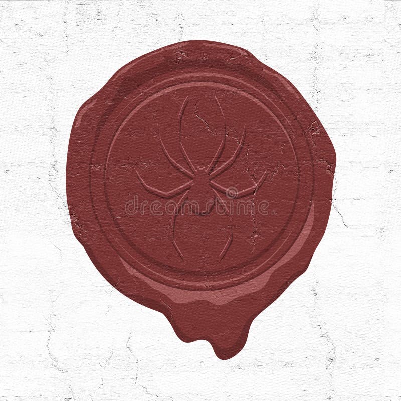 Wax seal design stock illustration. Illustration of post - 96488098