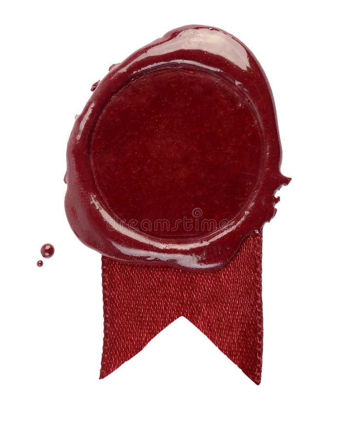 Red Wax Seal Ribbon Isolated Stock Images - Download 59 Royalty Free Photos