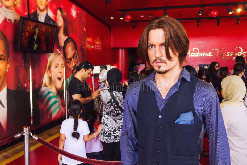 Wax statue of Johnny Depp editorial image. Image of size - 38217620