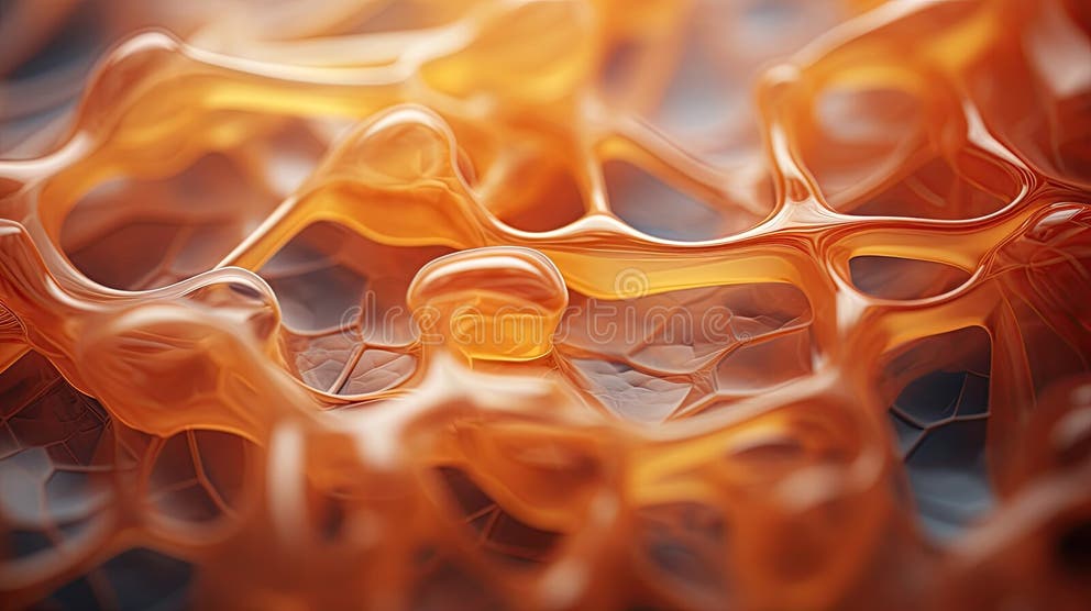 Wax Texture Background. Microscopic View Stock Image - Image of golden ...