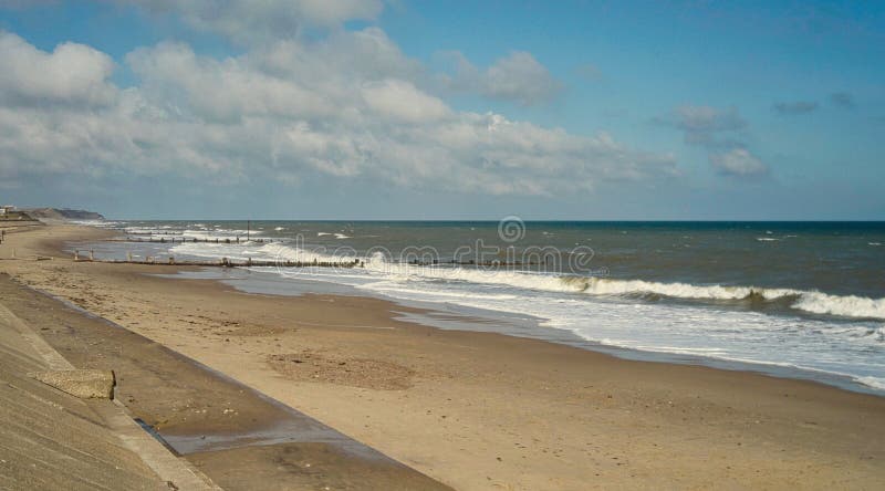Waxham Beach in North East Norfolk Stock Image - Image of waxham, dune ...