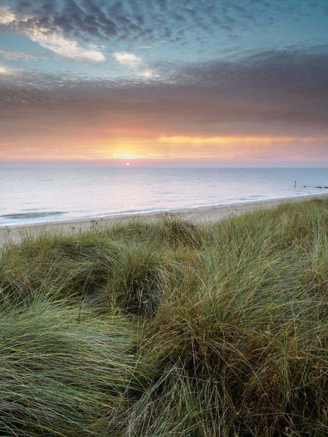 Waxham sunrise stock image. Image of outside, people - 192184989