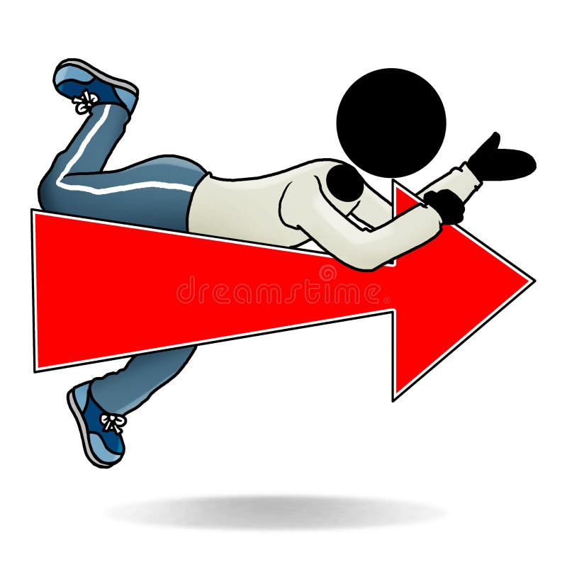 This way stock illustration. Illustration of cartoon - 15031437