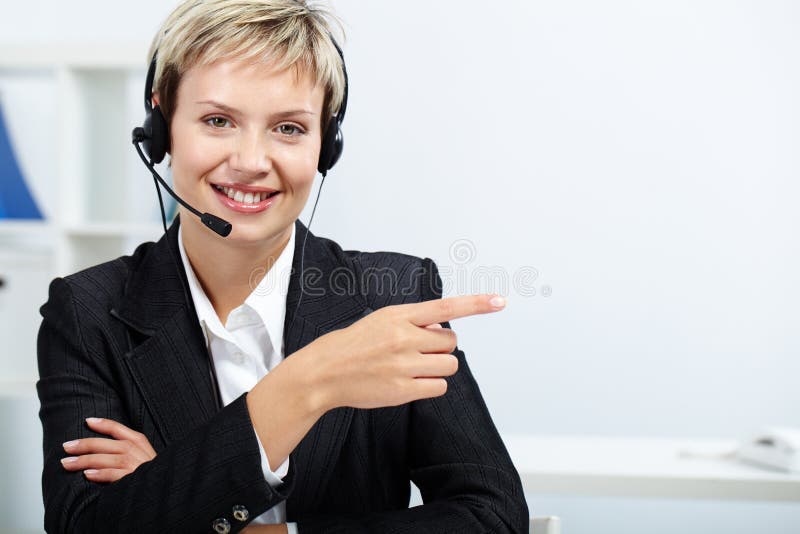 This way stock photo. Image of female, direction, consultant - 24237318