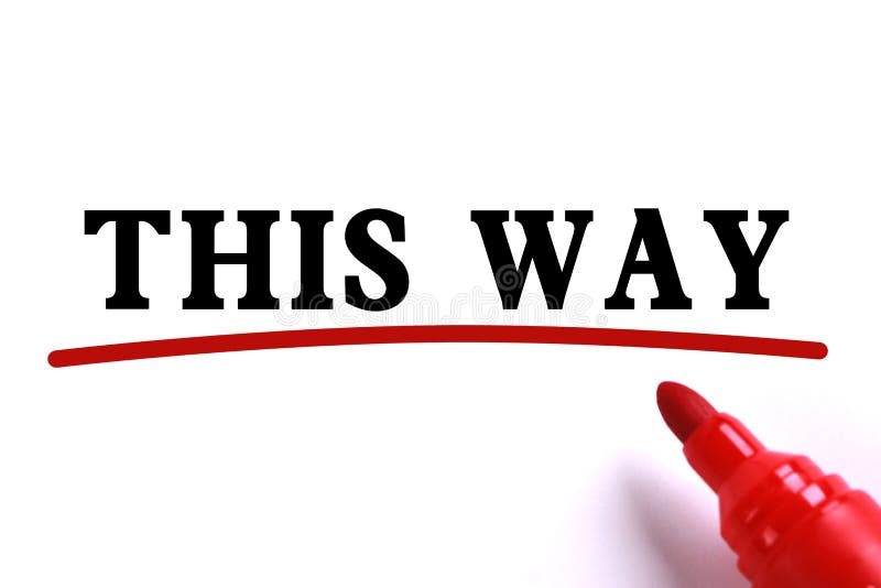 This Way Abstract stock photo. Image of written, text - 50968964