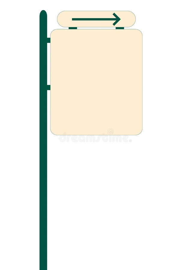 Way board stock illustration. Illustration of road, resizable - 3217815