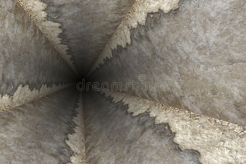 Way of Deep Hole in a Coal Mine Stock Image - Image of manmade, opening ...