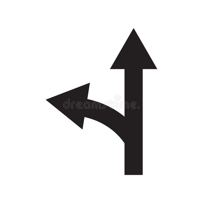 Way Direction Icon Design Template Vector Isolated Stock Vector ...
