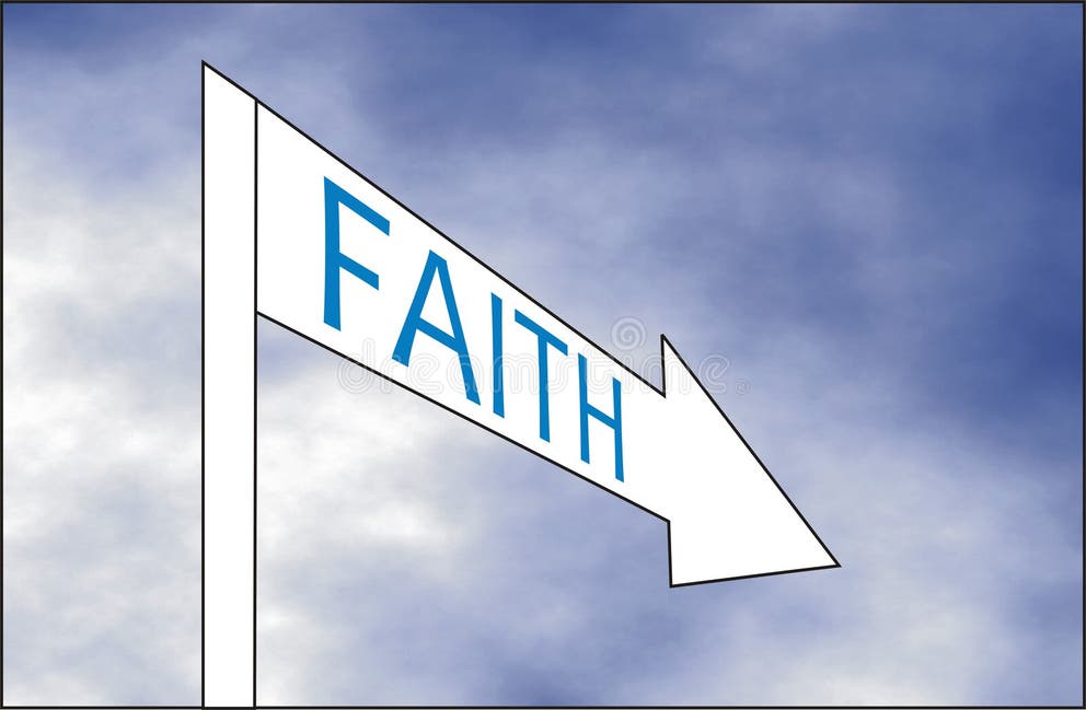 Way of Faith stock illustration. Illustration of easter - 26087013